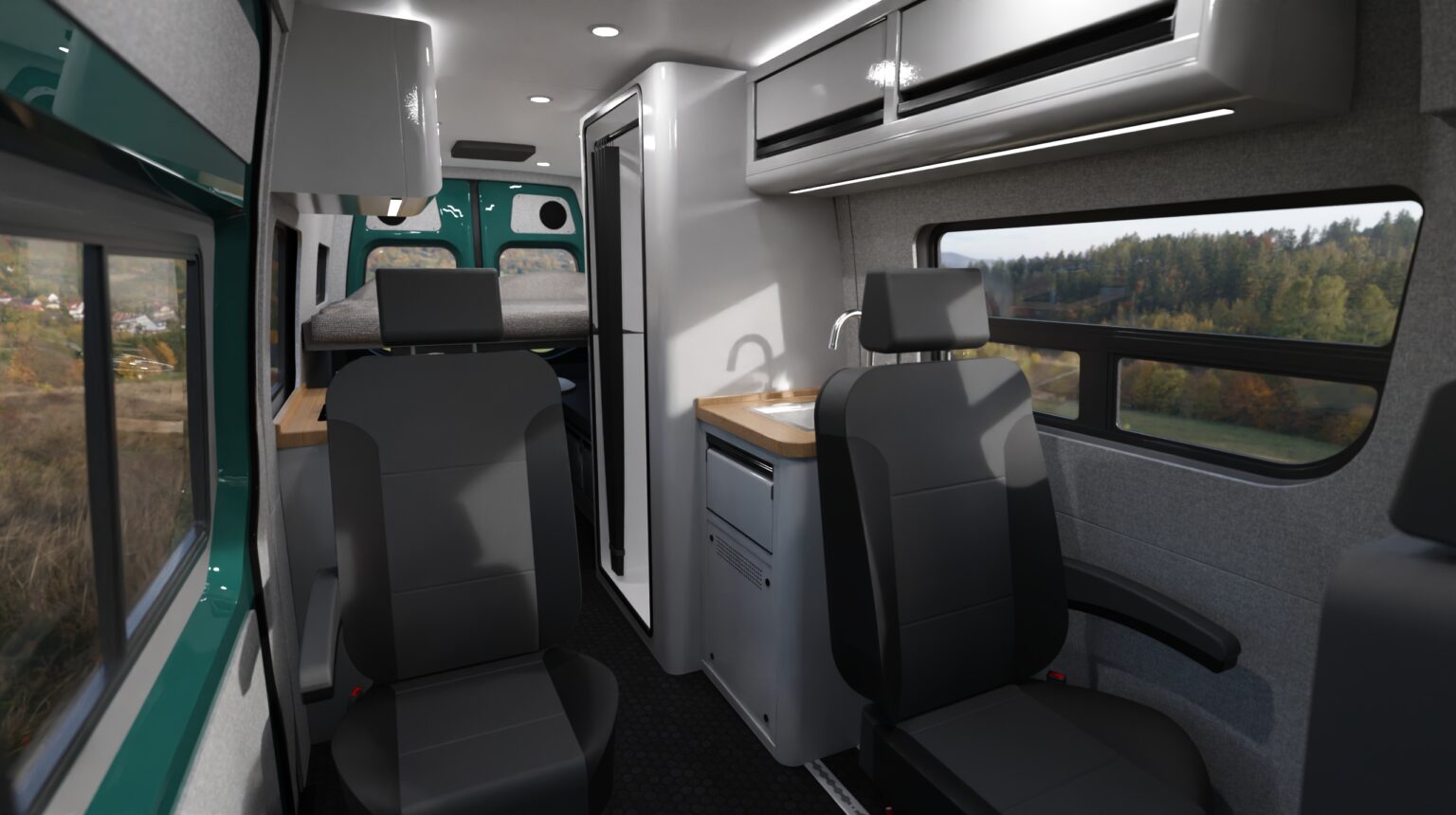 Smart Ways to Maximize Space in a Custom Adventure Van - TOURIG